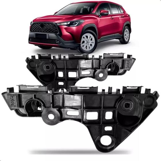 Par Suporte Guia de Parachoque Dianteiro Corolla Cross 2021 2022 2023 - Universo Car - Guia do ...