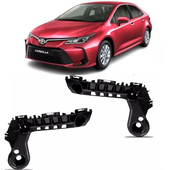 Par Suporte Guia Parachoque Dianteiro Corolla 2020 2021 2022 2023 - UniversoCar - Guia do Para ...
