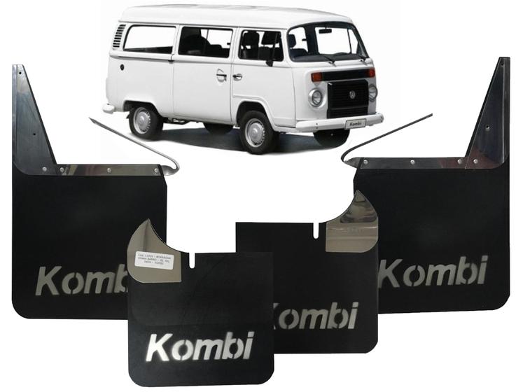 Para Barro Kombi Todas Lameiro Borracha Inox Jogo 4 Peças Com Nome ...
