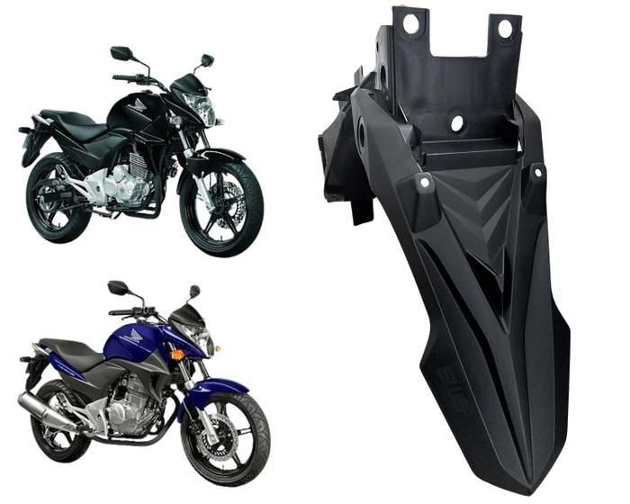 Para lama Para Moto CB 300R 09 A 15 Preto Posição Traseiro - Melc ...