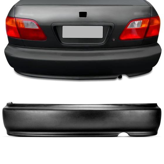 Parachoque Traseiro Civic 99 2000 Preto Liso - IMP - Para-Choque ...