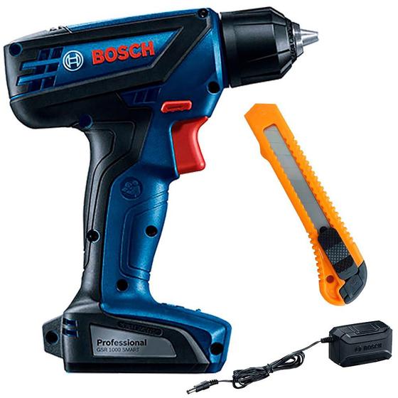 Parafusadeira à Bateria 12V BIVOLT 110/220V GSR1000-LI Smart c/ Kit ...