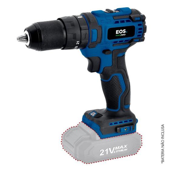 Parafusadeira e Furadeira de Impacto Brushless EOS a Bateria EFU03B 21V ...