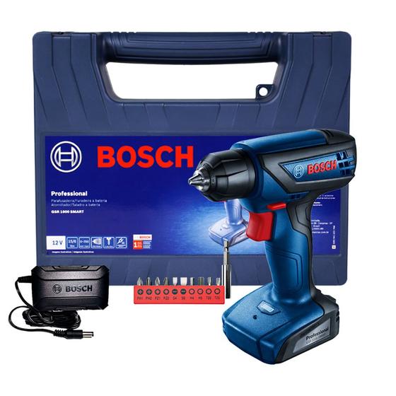 Parafusadeira e Furadeira Gsr 1000 Smart 12V C/ Maleta Bivolt - Bosch ...