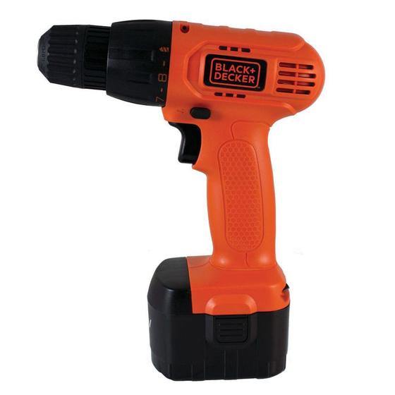 Parafusadeira/Furadeira Black & Decker, 12V, Maleta com 100 Acessórios, Laranja/Preto ...