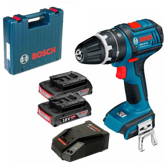 Parafusadeira Furadeira de Impacto a Bateria 18V Bosch GSB 18V-LI - Furadeira a Bateria ...