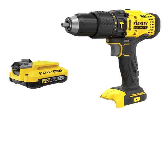 Parafusadeira Furadeira Imp 20v SCD711 Bateria 2.0Ah Stanley ...