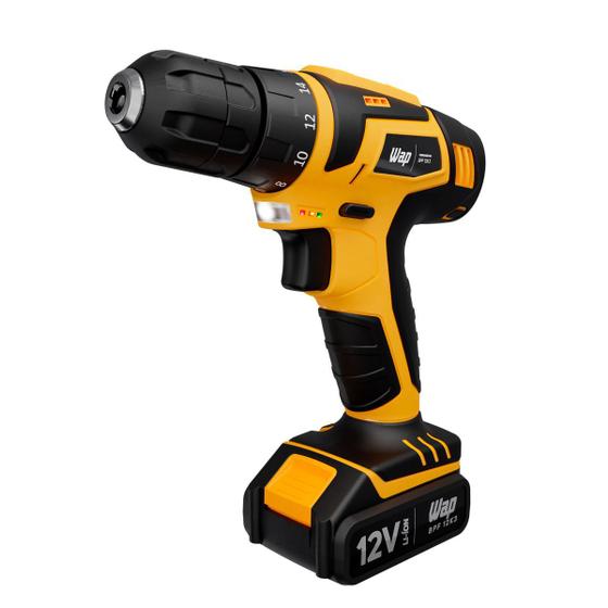 Parafusadeira Furadeira Sem Fio Bateria 12V Bivolt BPF 12K3 - Wap ...