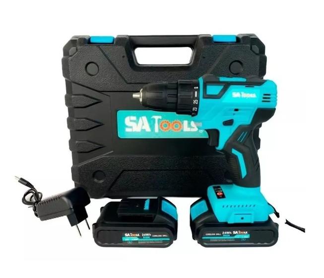 Parafusadeira Furadeira Tipo Makita 21v 2 Baterias - Sa tools - Furadeira a Bateria - Magazine Luiza