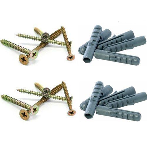 Parafuso E Buchas 6mm 8mm Com 350 Peças Kit Bucha E Anel Rei Do