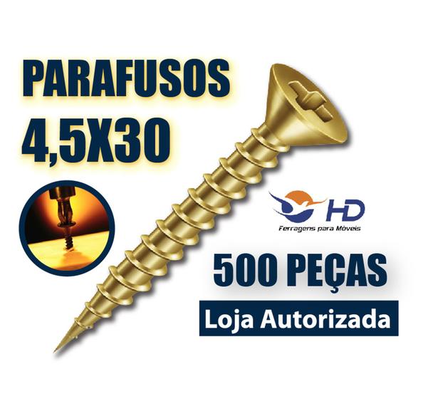 Parafuso Para Madeira Mdf Philips 4,5x30 500un - Caixa - Hd - Parafuso - Magazine Luiza