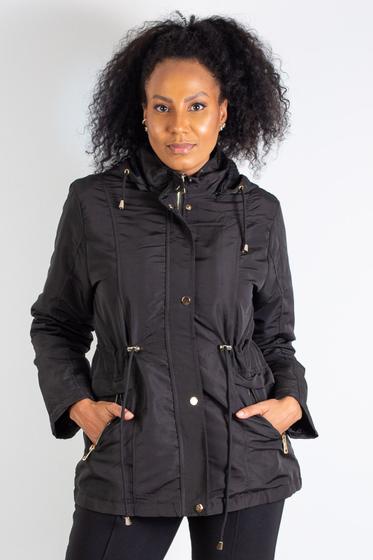 Parka feminina forrada com capuz 80105 - Fluffy - Casaco Feminino ...