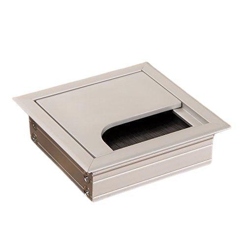 Passa Cabo Fio Quadrado 67 x 67 mm Anodizado para Mesa Hafele - Cabos ...