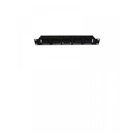 Passa cabo p rack horizontal 1ux19 80mm pto max eletron - Organizador ...