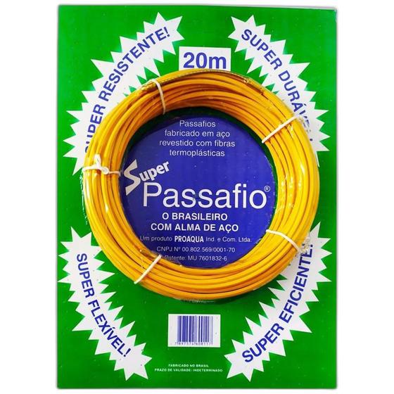 Passa Fio Nylon Proaqua Cabo Aco 20 Super 20 - Passa Fio para Móveis ...