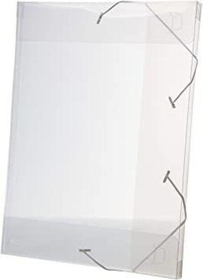 Pasta Alta 1/2 Oficio (Pequena) 20mm Transparente Polibras - Pastas ...