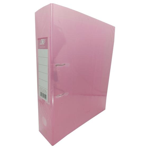 Pasta AZ Ofício Plástica Rosa - ACP - Pastas - Magazine Luiza