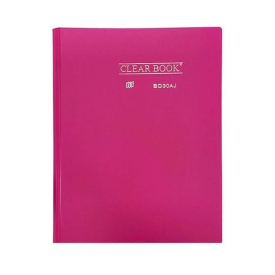 Pasta Catálogo A4 com 30 Folhas Clearbook Yes Rosa Escuro Universitário ...