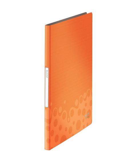 Pasta Catálogo Bebop Esselte Leitz 40 Plásticos Cor Laranja - Pasta ...
