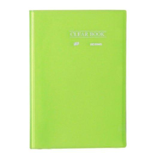 Pasta Catálogo Clear Book A4 com 30 Folhas de Plástico - Yes - VERDE ...