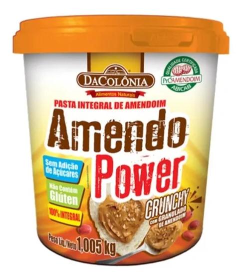 Pasta De Amendoim Integral 1,005kg Power Crunchy - Da Colônia - Da Colônia - Pasta de Amendoim ...
