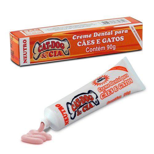 Pasta De Dente Cachorro Gato Neutro com Escova Catdog Cia - Catdog ...