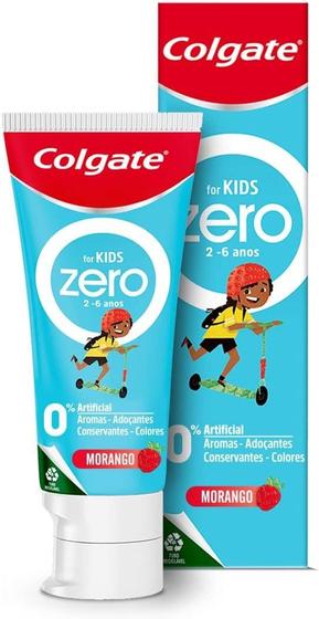 Pasta de Dente Colgate Kids Zero Morango 70g - Creme e Gel Dental ...