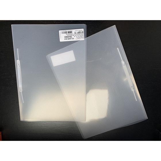 Pasta documento A4 com presilha romeu e julieta transparente, pasta com grampo incolor - DAC ...