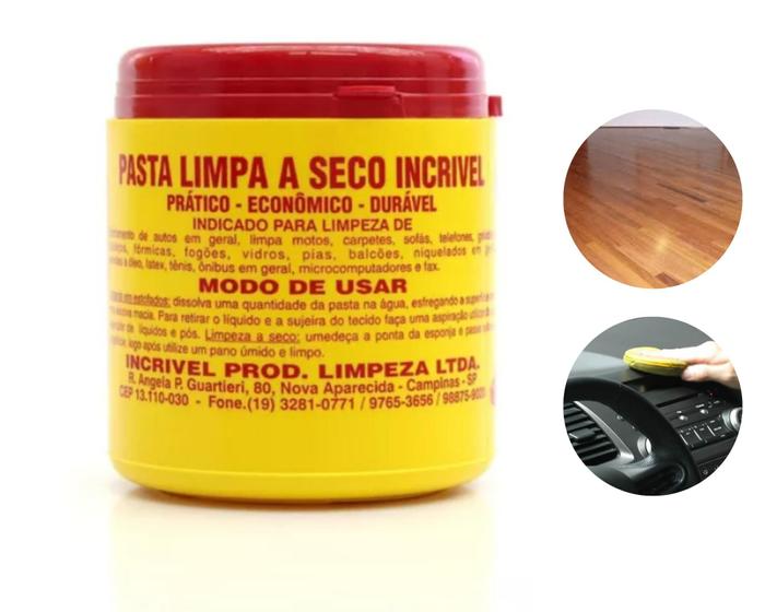 Pasta Limpa a Seco Pasta para Limpeza Pesada Incrível Sabão Limpa a ...