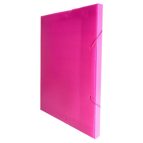 Pasta Polionda Elástica 2cm Oficio A4 Organizadora Papel Arquivo ...