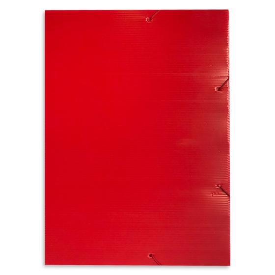 Pasta Polionda Elástica 5,5cm Oficio A4 Organizadora Papel Arquivo ...