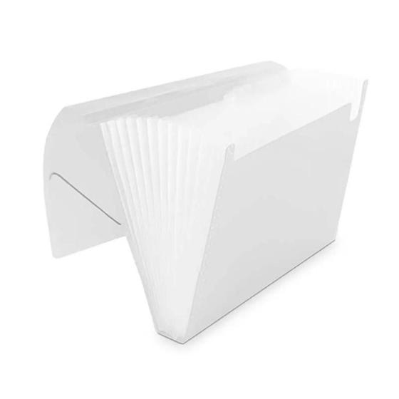 Pasta Sanfonada A4 31 Divisórias Transparente ACP - Pastas - Magazine Luiza