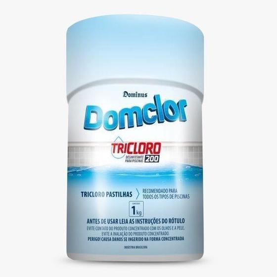 Pastilha De Cloro Para Agua Potável Tricloro 90% 1 Quilo - DOMCLOR ...