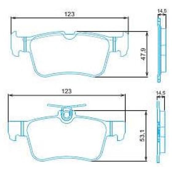 Pastilha de Freio Ford Maverick 2021 a 2022 JURID HQJ-2316 - Pastilha ...