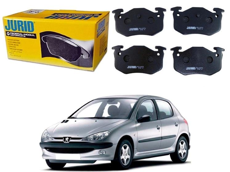 Pastilha freio traseira syl peugeot 206 1.6 2001 a 2008 - JURID - Pastilha de Freio - Magazine Luiza