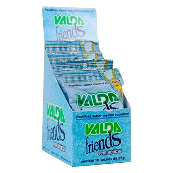Pastilha Friends Sem Açúcar Mentol eEucaliptol 25g c/10 - Valda ...