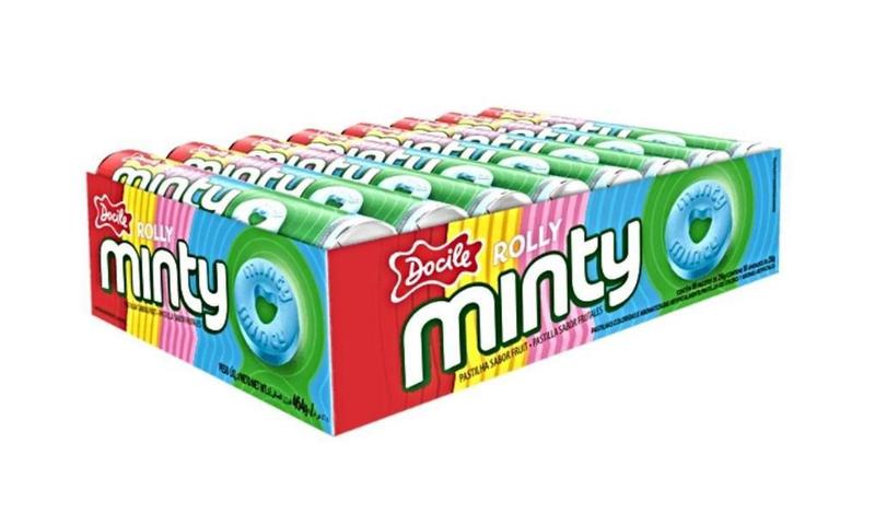 Pastilha Rolly Minty Frutas Caixa C/16unid - 464g - Docile - Pastilha ...