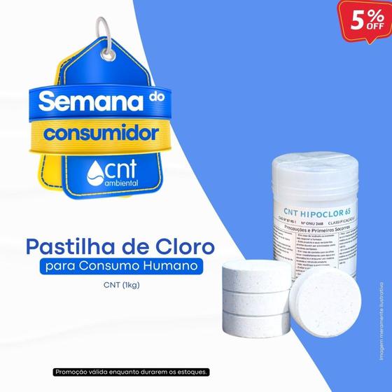 Pastilhas De Cloro Para Consumo Humano 200g Cnt (5kg) - CNT Ambiental ...