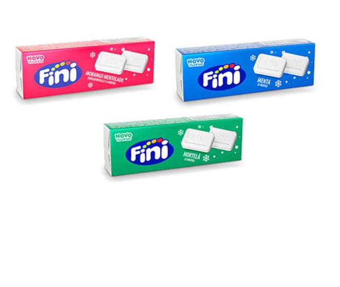 Pastilhas Fini Sabor MENTA Mentolado Explosão De Frescor 14G - Balas ...