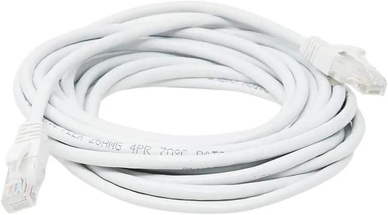Patch Cord Cat.5E 10M Branco Pc-Ethu100Wh Plus Cable - Materiais ...