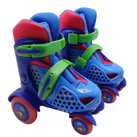 Patins 4 Rodas Infantil Ajustável Nº 26 Ao 29 - Unitoys - Patins 4 ...