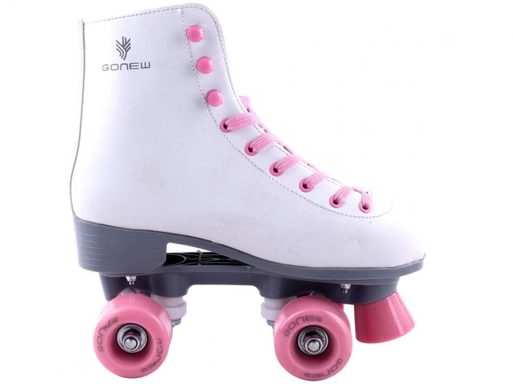 Patins 4 Rodas Infantil Gonew Quad Retrô - Pink - Patins 4 Rodas ...