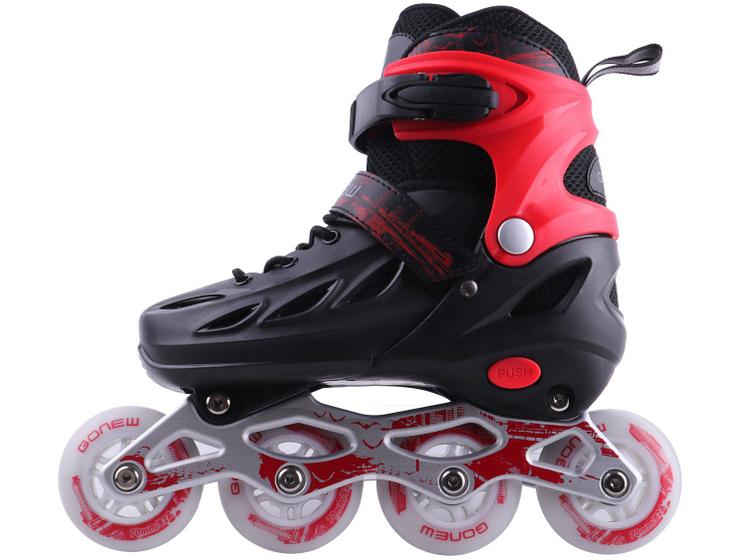 Patins In Line Gonew Fitness Abec 9 - Vermelho - Patins in Line ...