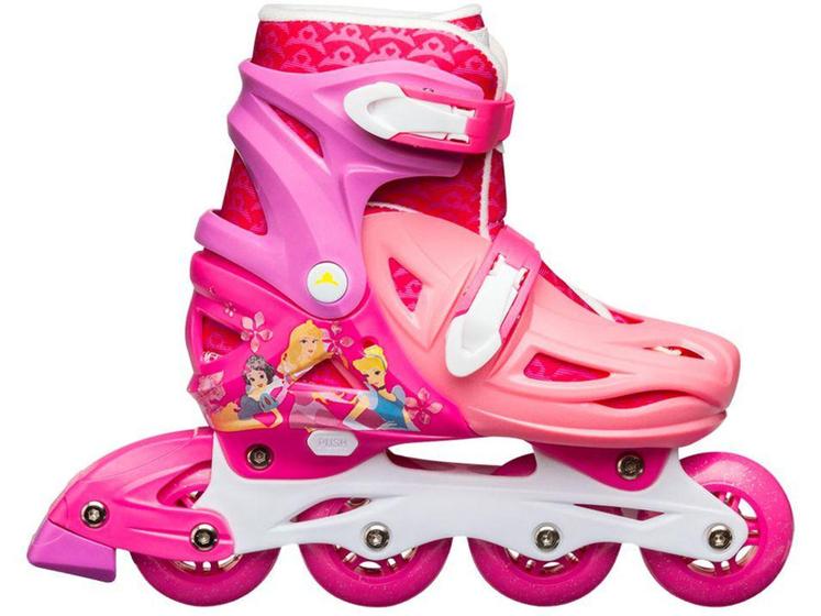 Patins In Line Infantil Multkids 2 em 1 - Disney Princess Rosa com ...