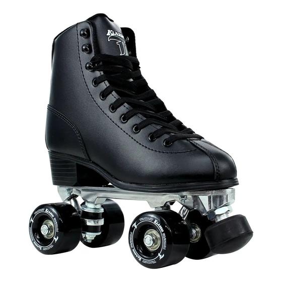 Patins Quad Traxart Klassic 4 Rodas Tradicional Preto Base de alumínio ...
