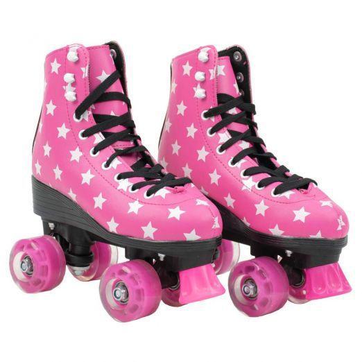 Patins retro 4 rodas com led 33/34 - bbr - r2841/r2949 - Patins 4 Rodas ...