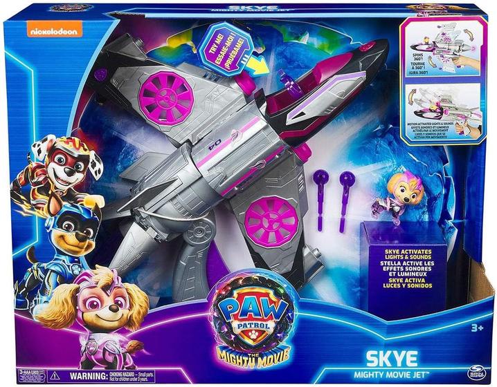 Patrulha Canina - Veículo Deluxe Skye - Sunny - Carrinho de Brinquedo ...