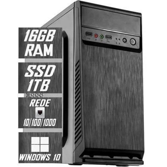 Pc Computador Cpu Intel Core I5, 16GB RAM, SSD 1TB M2 NVME, Fonte 500w ...