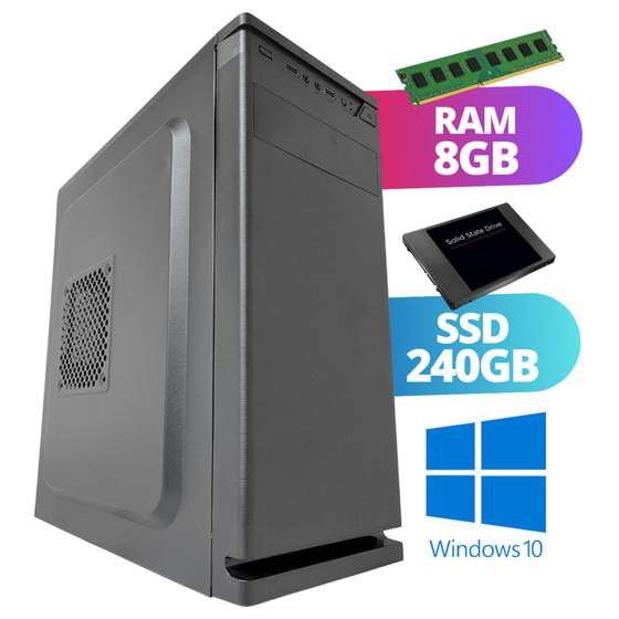 Pc Computador Cpu Intel Core I5 + Ssd 240gb, 8gb Memória Ram - FastBios - CPU - Magazine Luiza