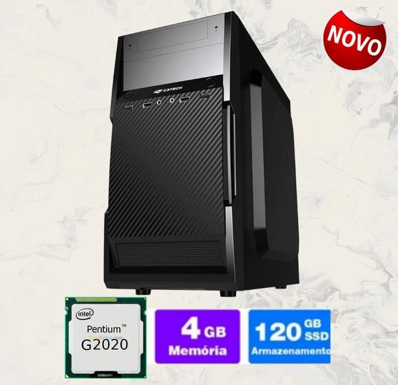 PC Computador Desktop Pentium G2020 4gb Ram Ssd 120gb - Atm - CPU ...
